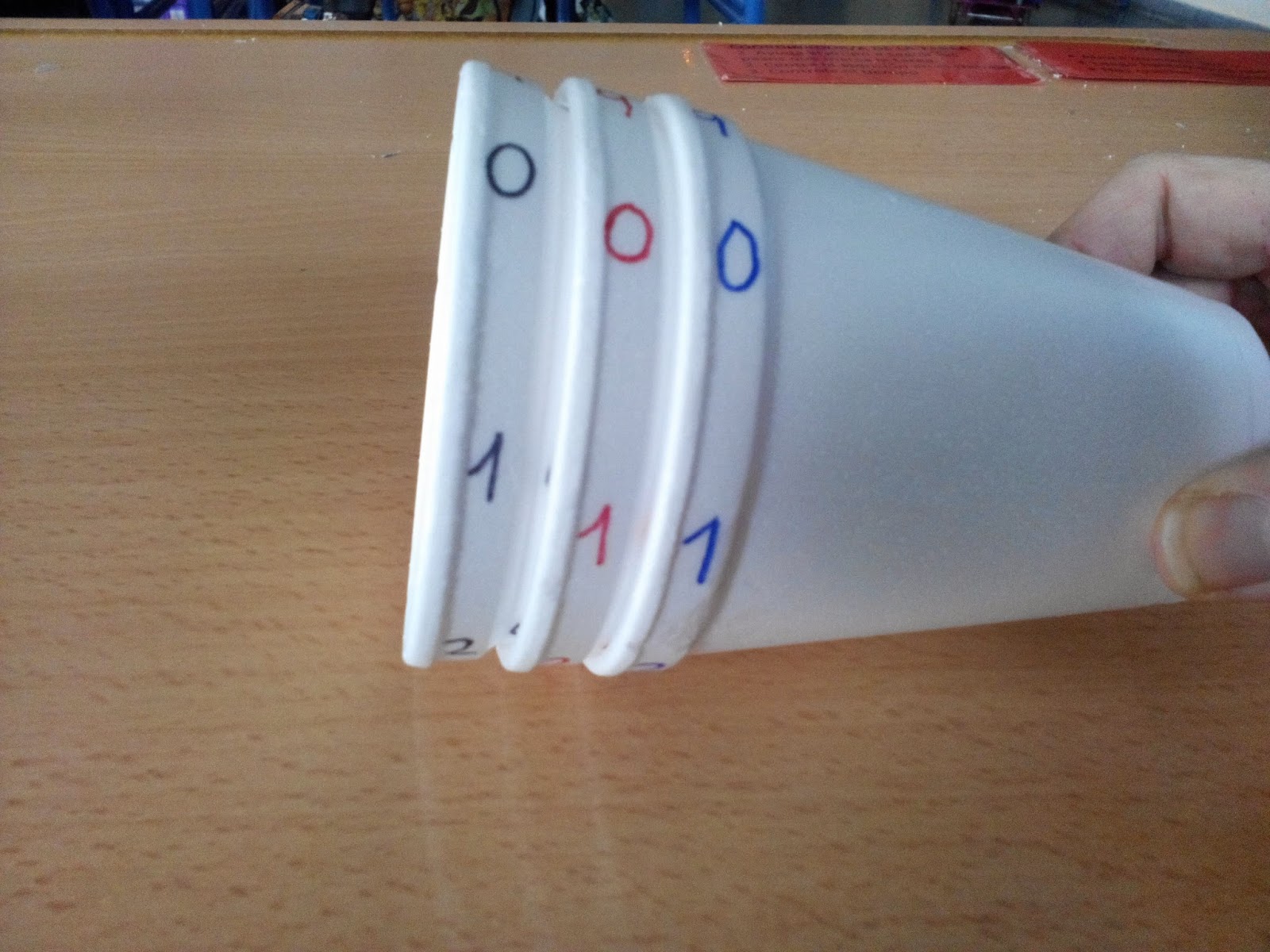 La clase de segundo: Manualidad para matemáticas