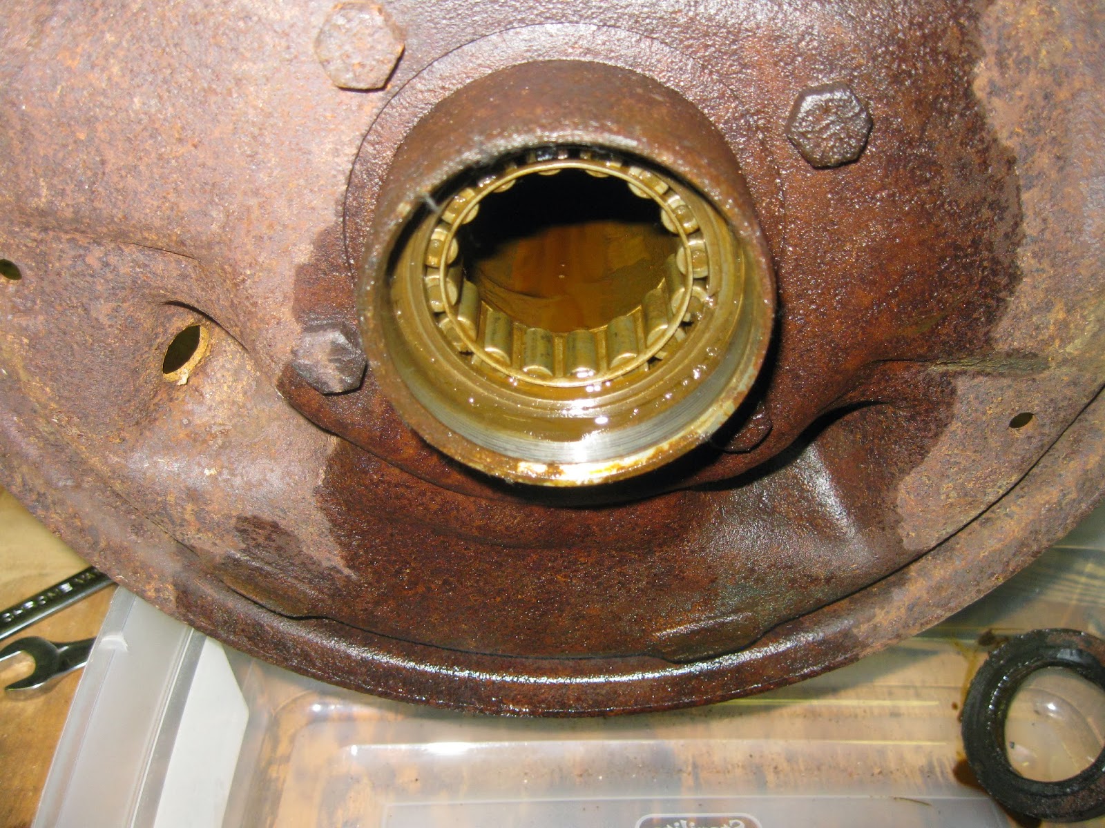 CHEVY C10: REAR END WORK