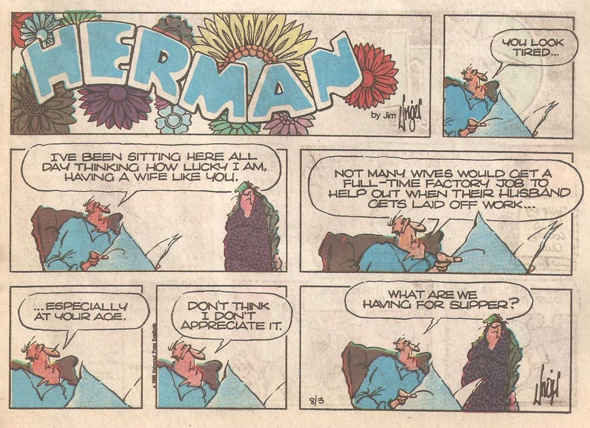 Sunday Comics Debt: Herman's Last Week