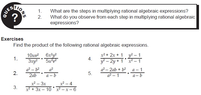 pikturabetha class blog: Multiplying Rational Algebraic Expressions