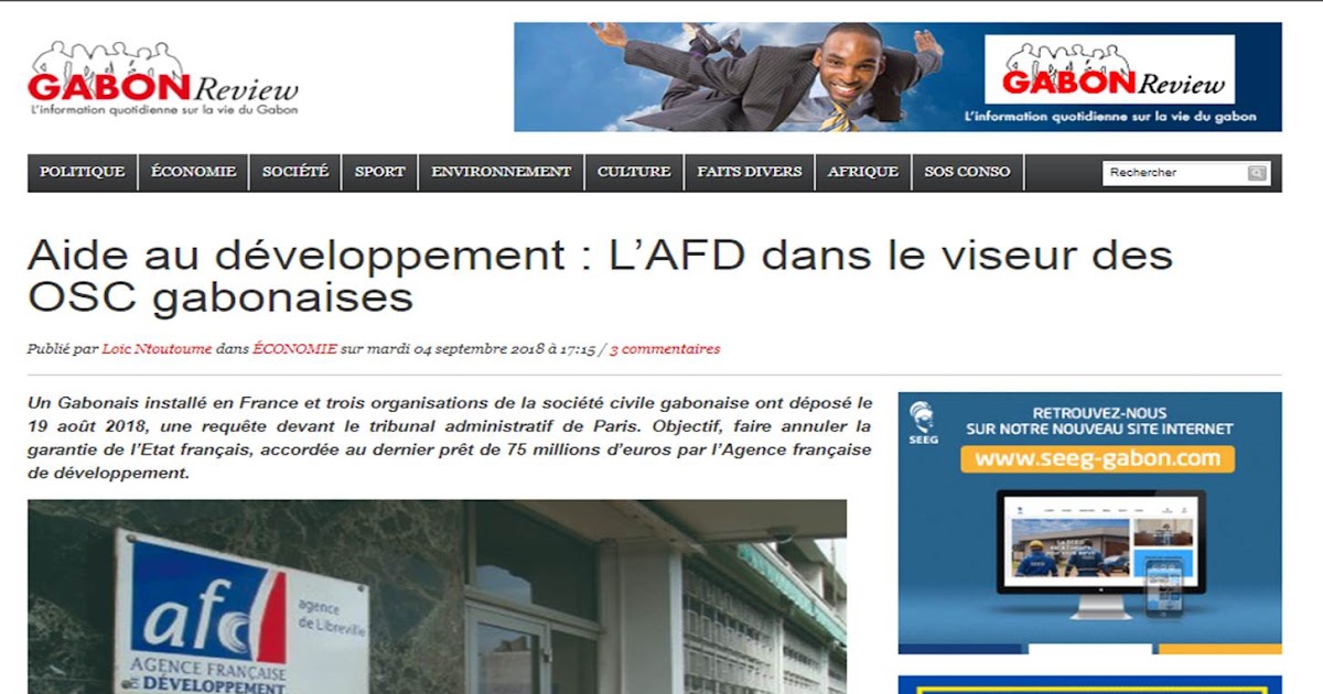 THE FRENCH DEVELOPMENT AGENCY LAUNDERS MONEY. L’AGENCE FRANÇAISE DE ...