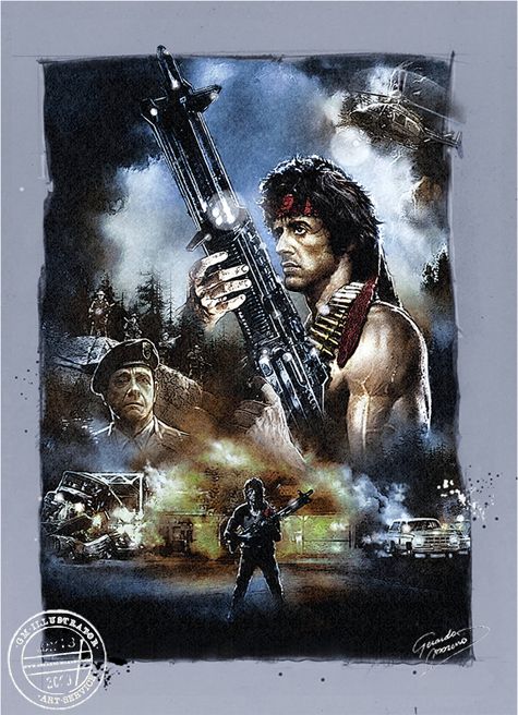 The Rock Body Weight Workout: Sylvester Stallone, Rambo ,Rambo 3 Stick ...