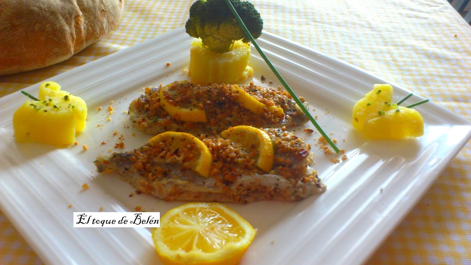 BACALADILLAS CON PICADA DE ALMENDRAS - El toque de Belén