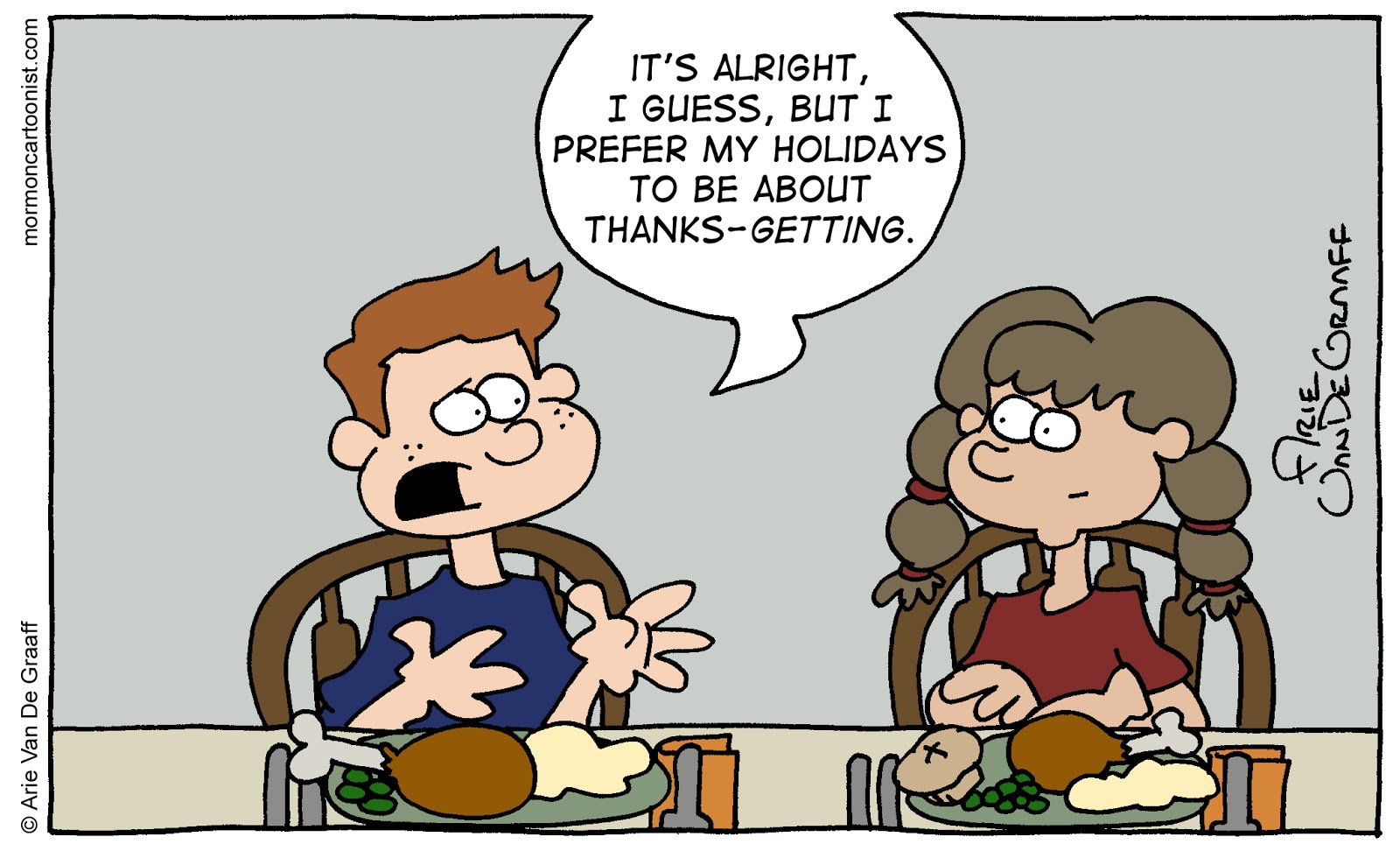 Ward Cartoonist: Thanksgetting