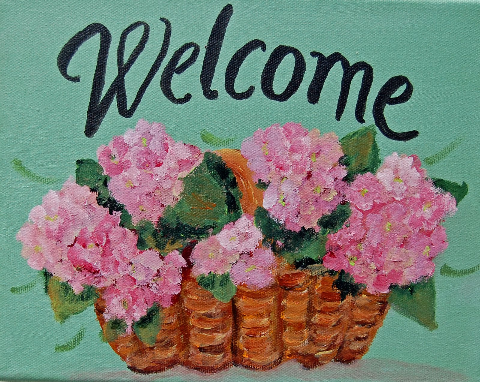 My Painted Garden: Painting a Spring Garden Sign and Giveaway