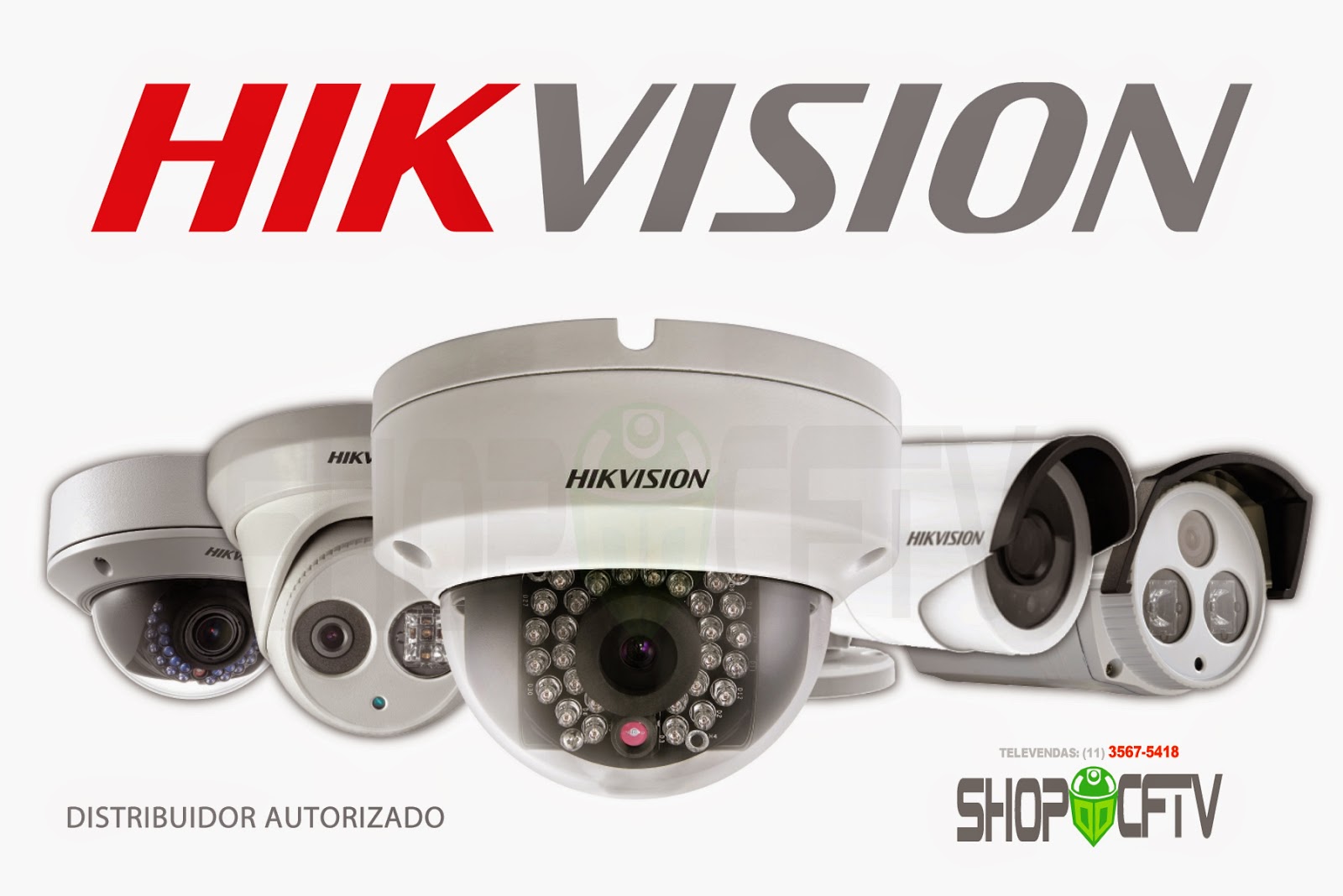 Distribuidor Hikvision compre DVR Hikvision e Cameras Hikvision