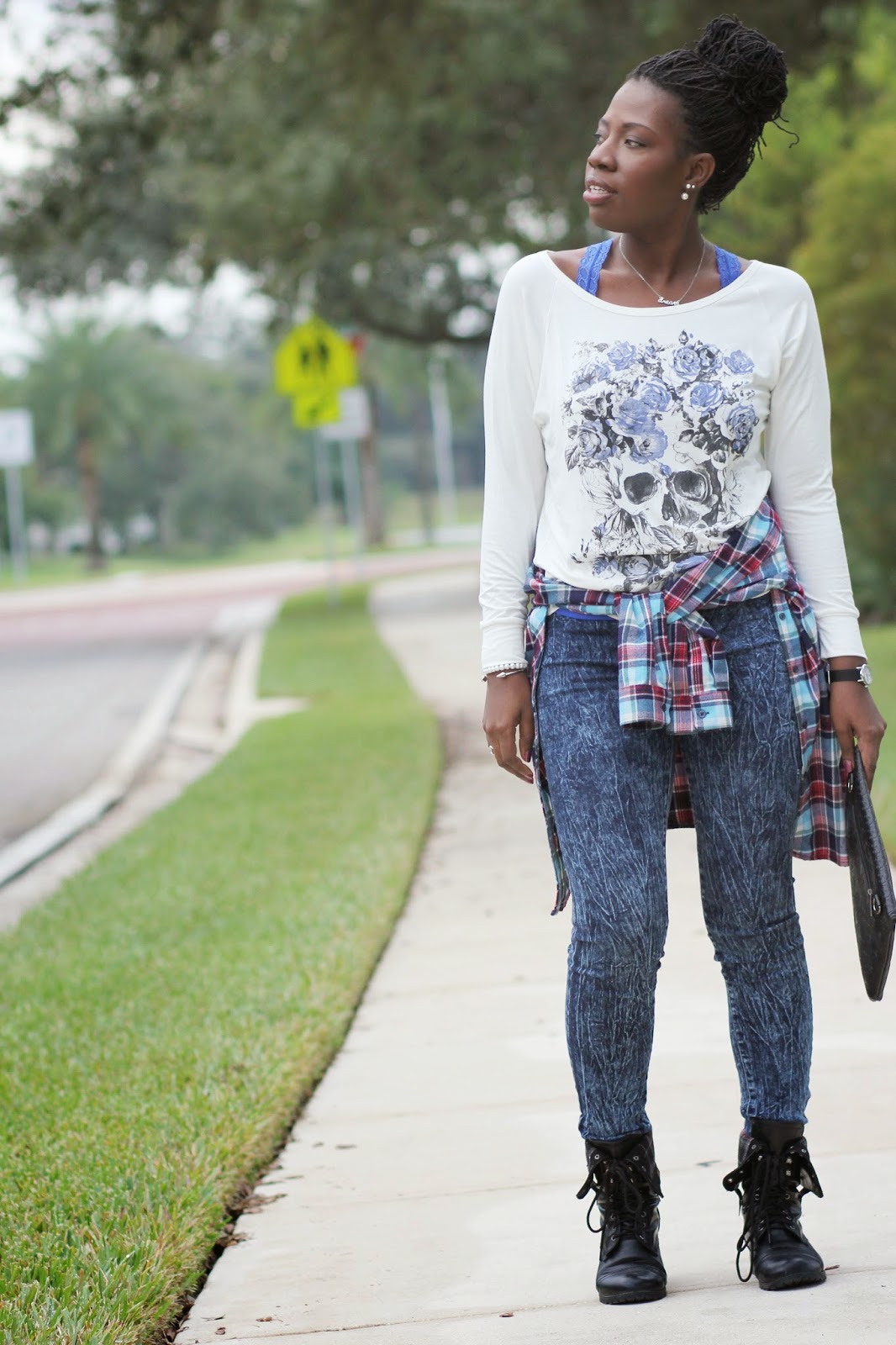 Kreyola's Journeys: What I Wore: Delicately Edgy