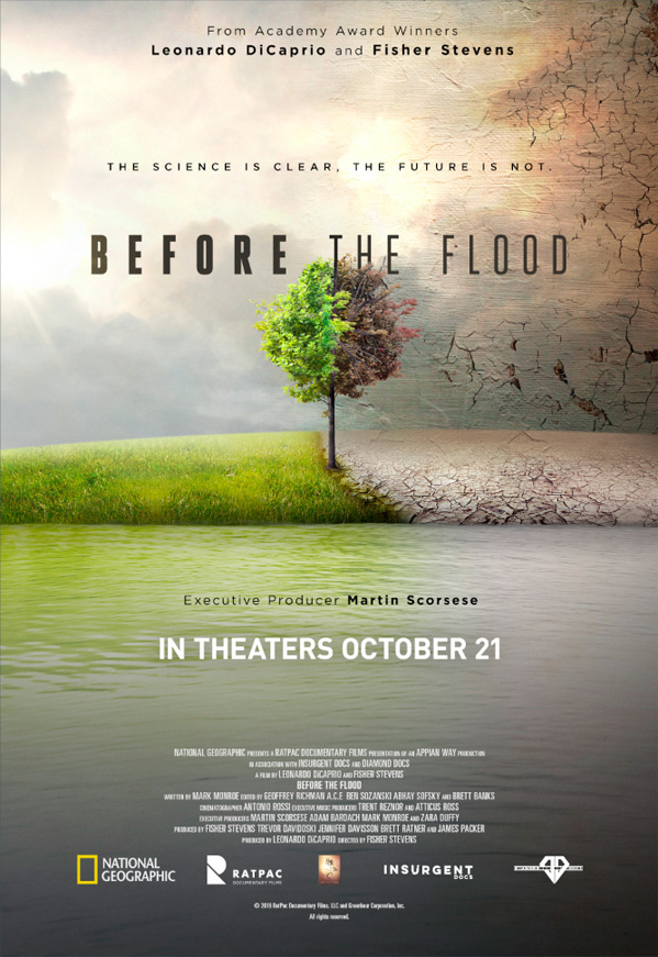 Bioterra: Documentário - Before The Flood (A Inundação da Terra)
