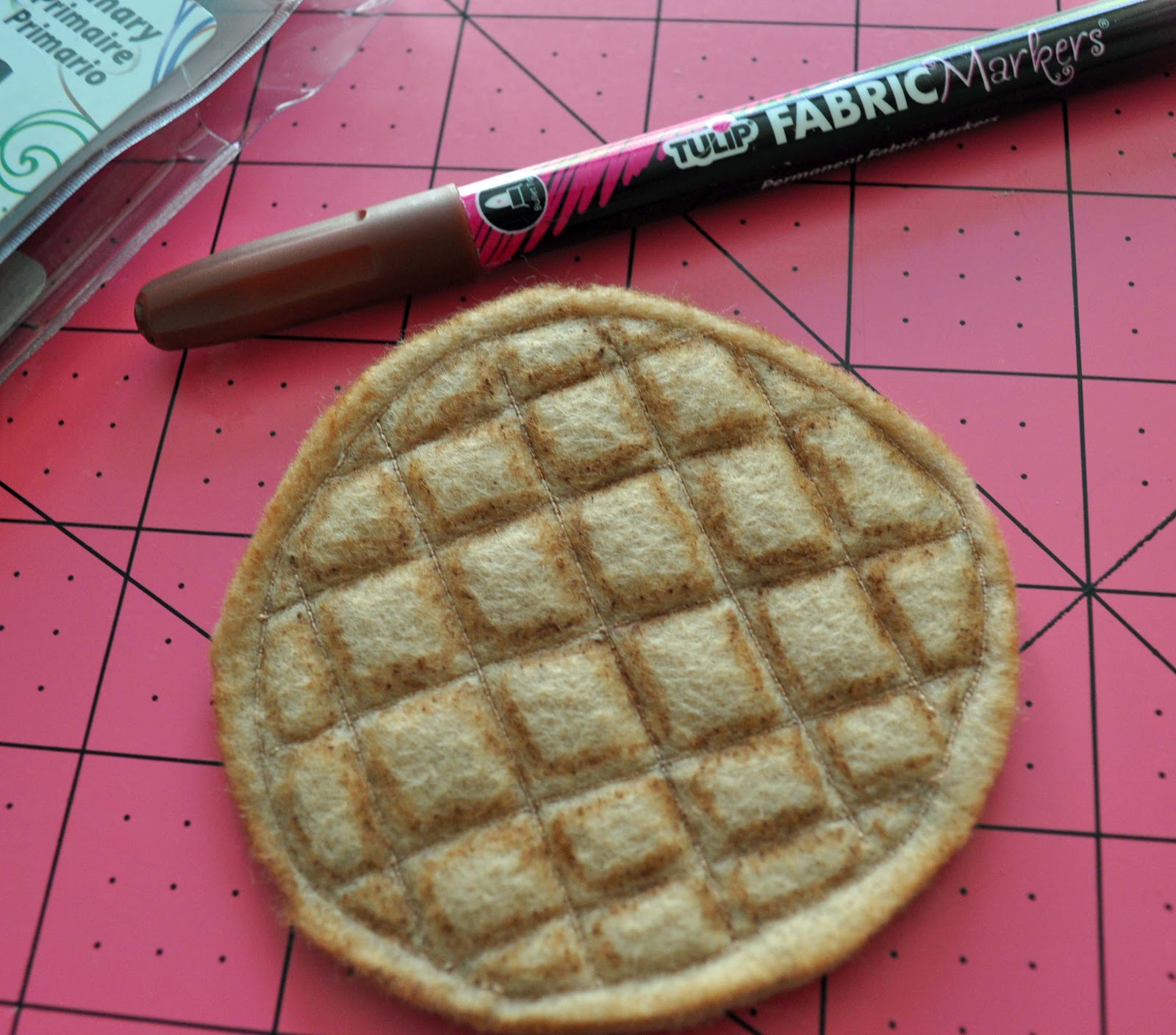 Felt Food: Waffles - Laura K. Bray Designs