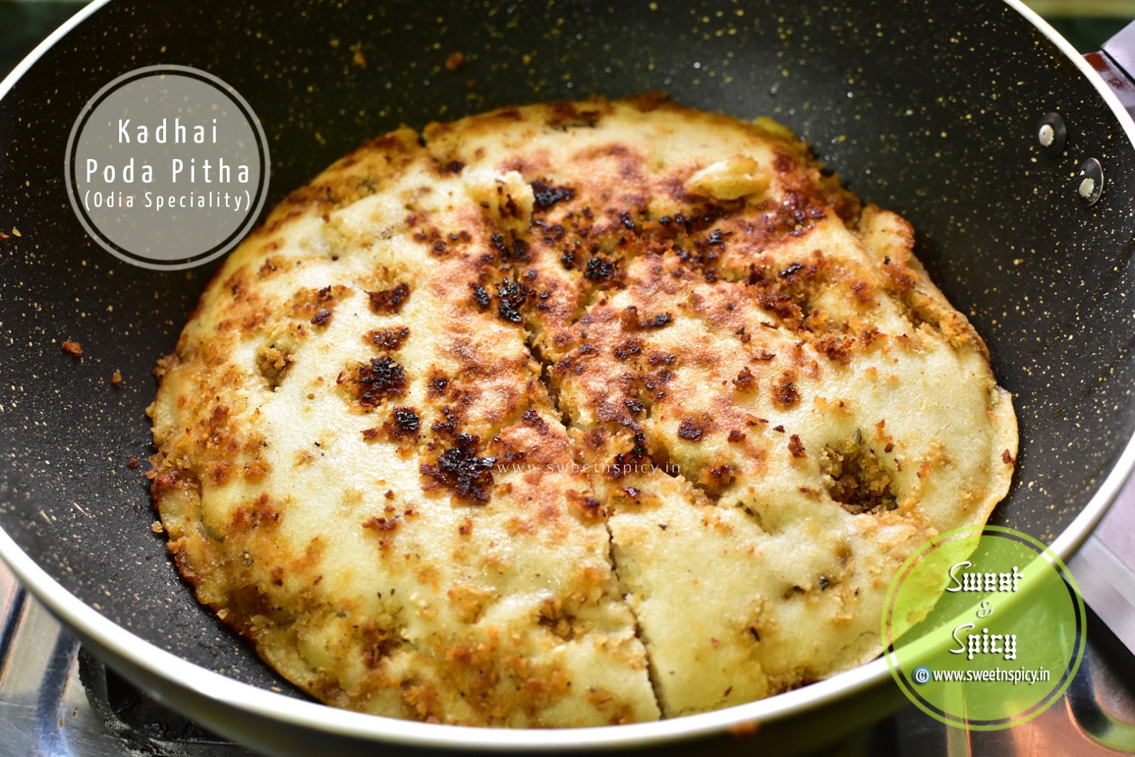 Kadhai Poda Pitha / Jhatpat Poda Pitha - An Easy Way Of Making This ...