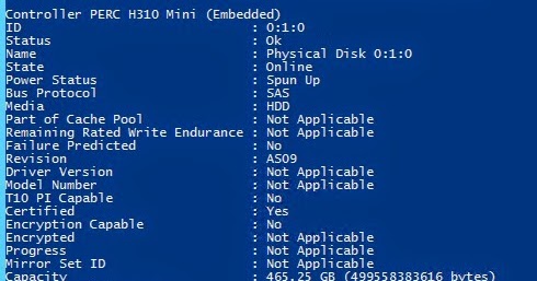 Wayne's Tech Tinkerings: Building a Hard Drive Report for Controller 0 ...