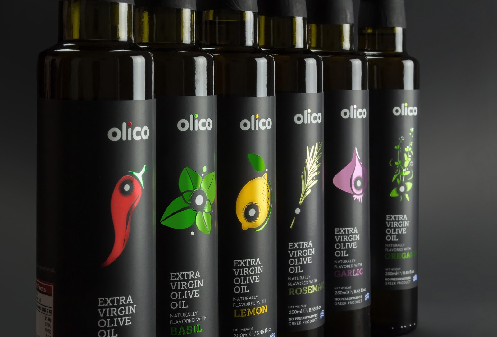 Olico Flavors | Gourmet Olive Oils – Packaging Of The World
