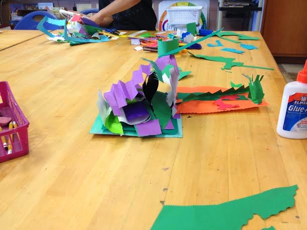 Pleasant Valley School Hearts Art: Paper Playgrounds