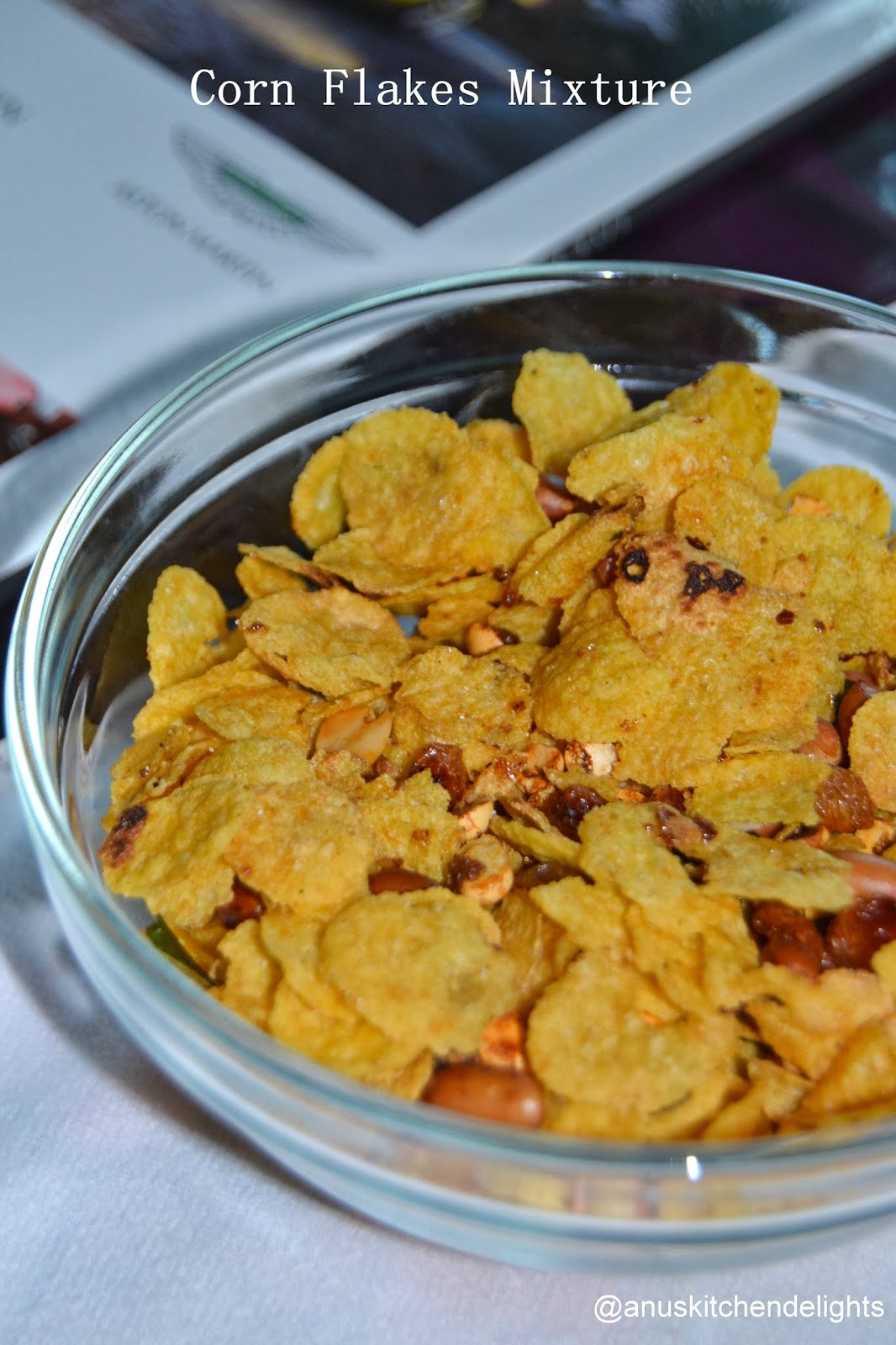 Anu's Kitchendelights: Corn flakes Mixture - Spicy Chivda