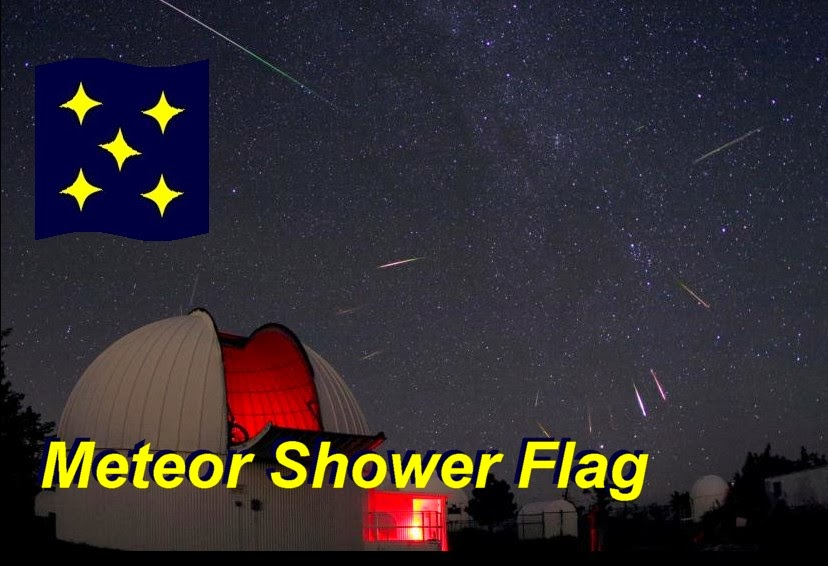 The Voice of Vexillology, Flags & Heraldry: Meteor Shower Alert Flag