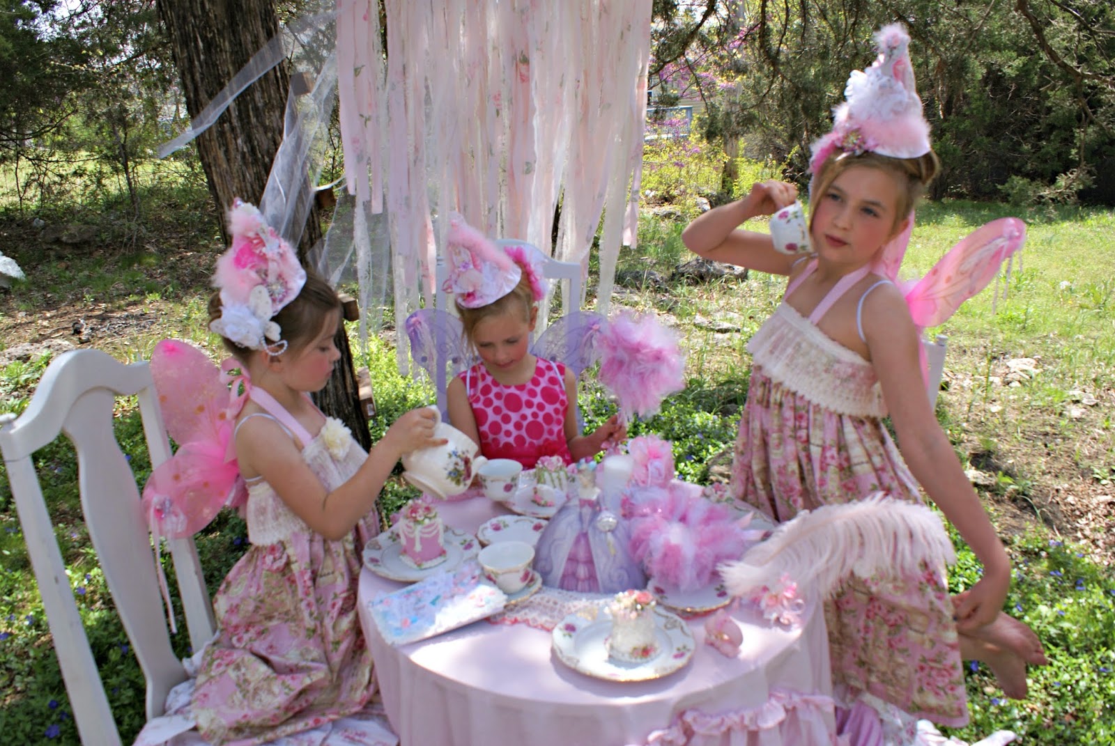 Olivia's Romantic Home: Fairy Princess Garden Tea Party