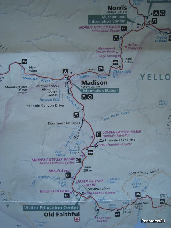 Panorama2U: Yellowstone National Park (1) - Lower & Midway Geyser Basin ...