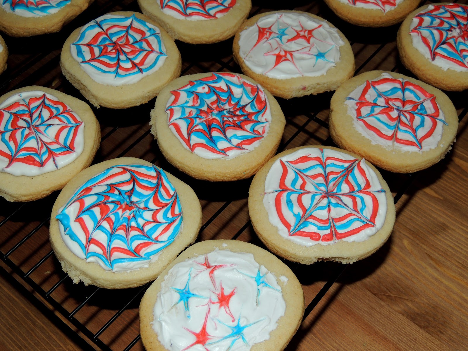 Gas Stove Girl: Fourth of July Firework Cookies