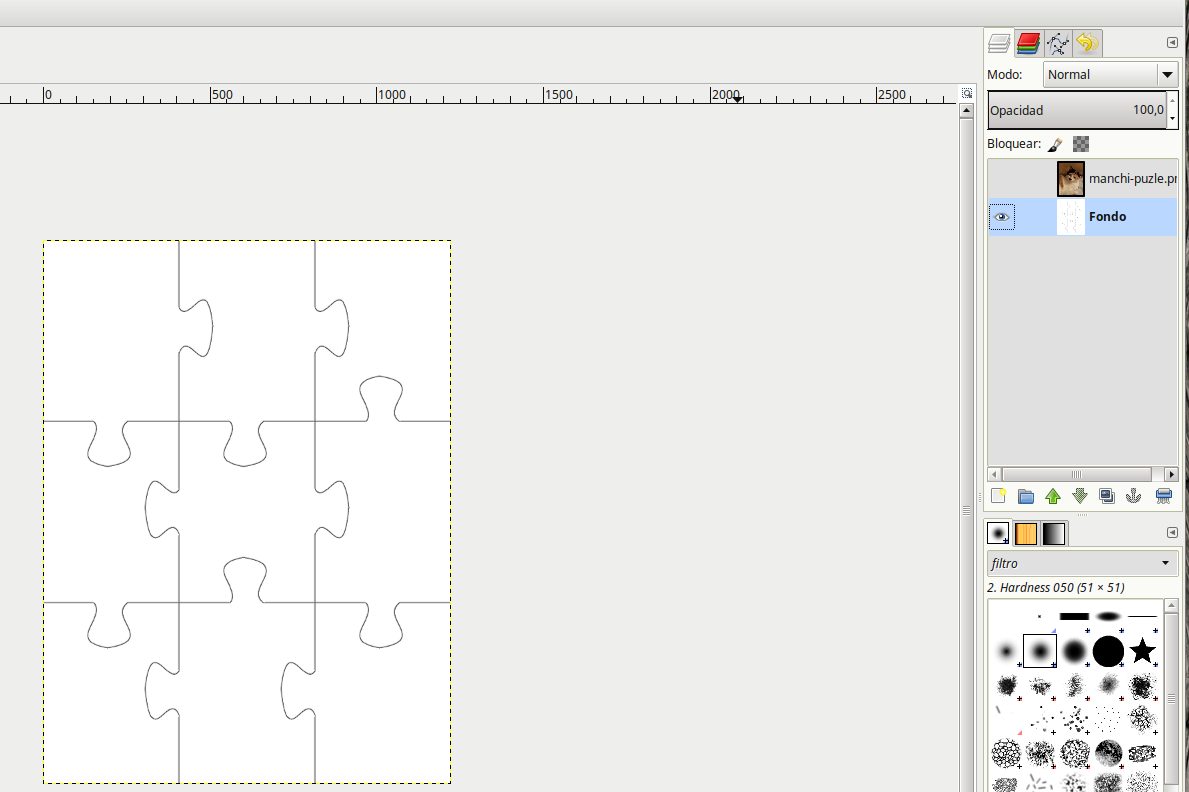 Cotidiana Place: Puzle (puzzle) con GIMP y Writer, y mucho más