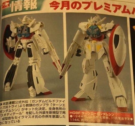 P-Bandai: HGBF 1/144 Turn A Gundam Shin [REISSUE] - Release Info