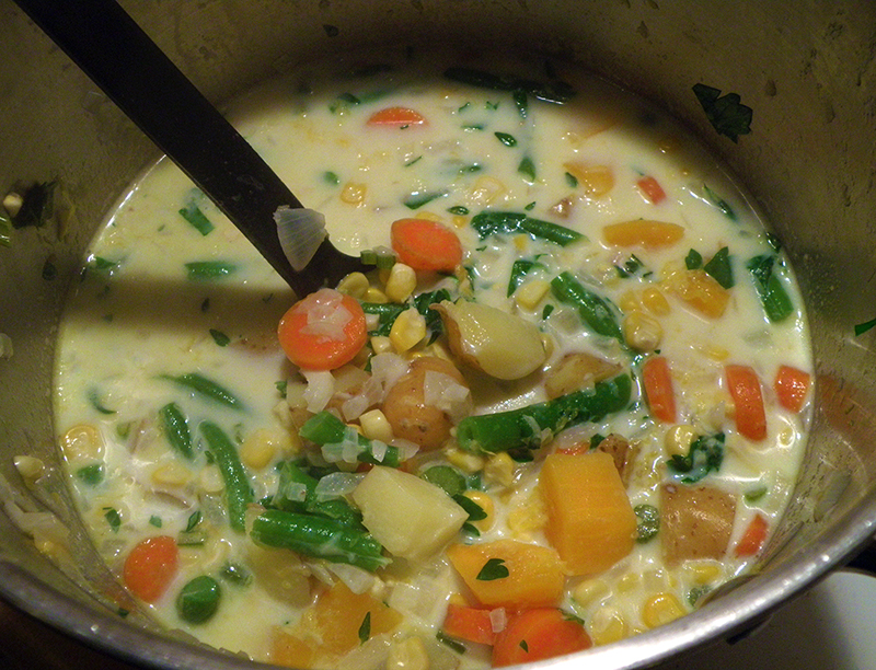 Seasonal Eating: Harvest Vegetable Chowder