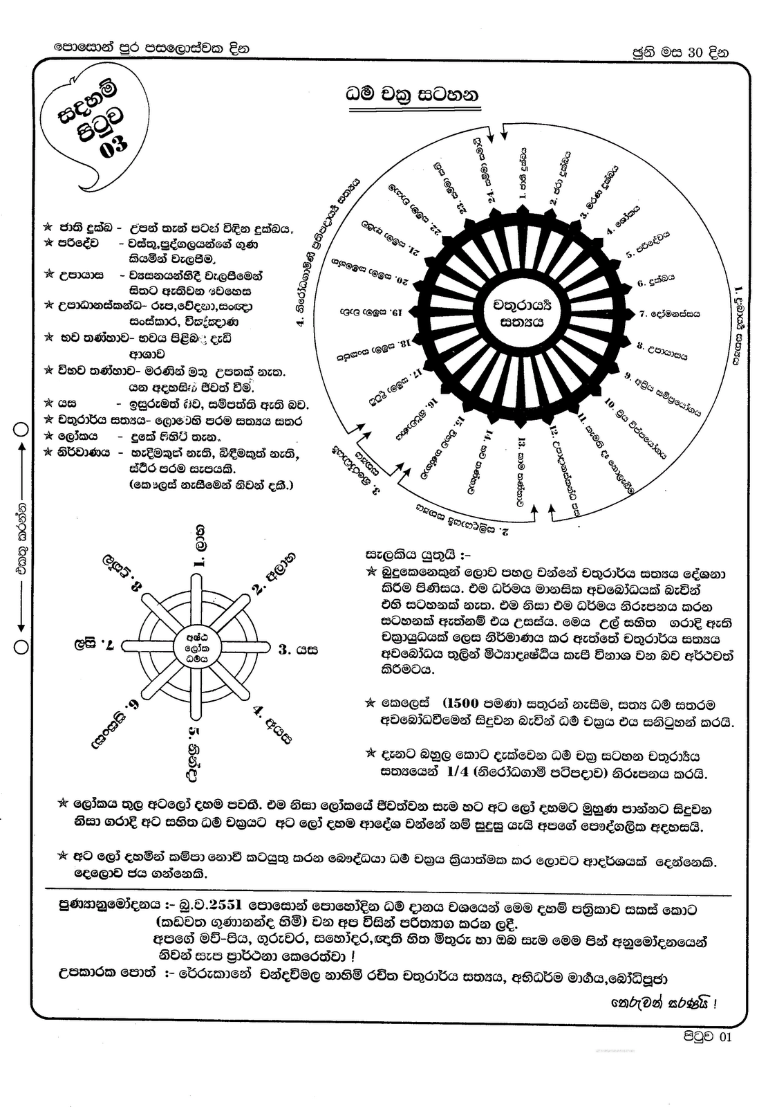 Gives you a hand from Buddha Dhamma: 2012