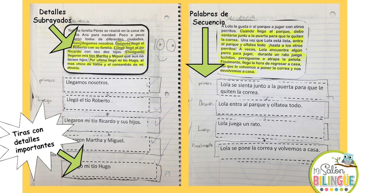 Mi Salón Bilingüe: 5 PASOS PARA ENSEÑAR SECUENCIA DE EVENTOS EFECTIVAMENTE