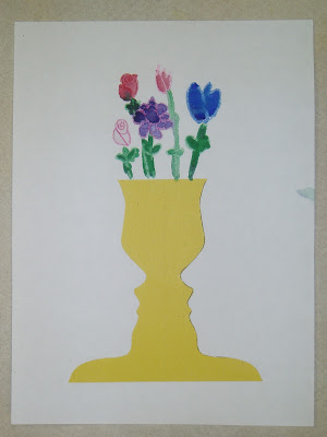 Miss Young's Art Room: 3rd Grade Negative Space Face Vases