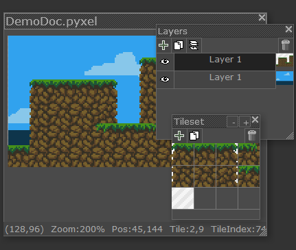 Pixels Mil: Pyxel Edit, el creador de tilesets.