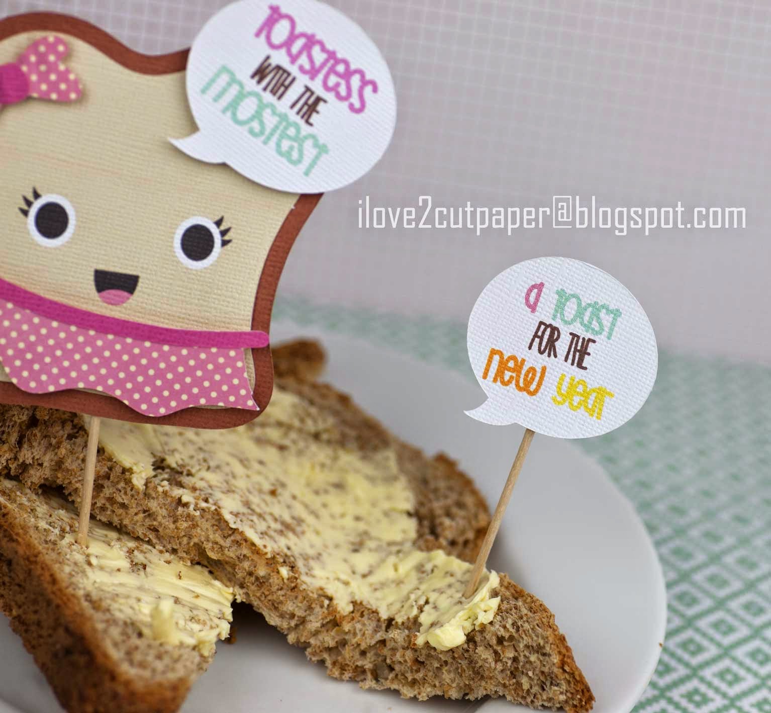 i love 2 cut paper: Toast Anyone?