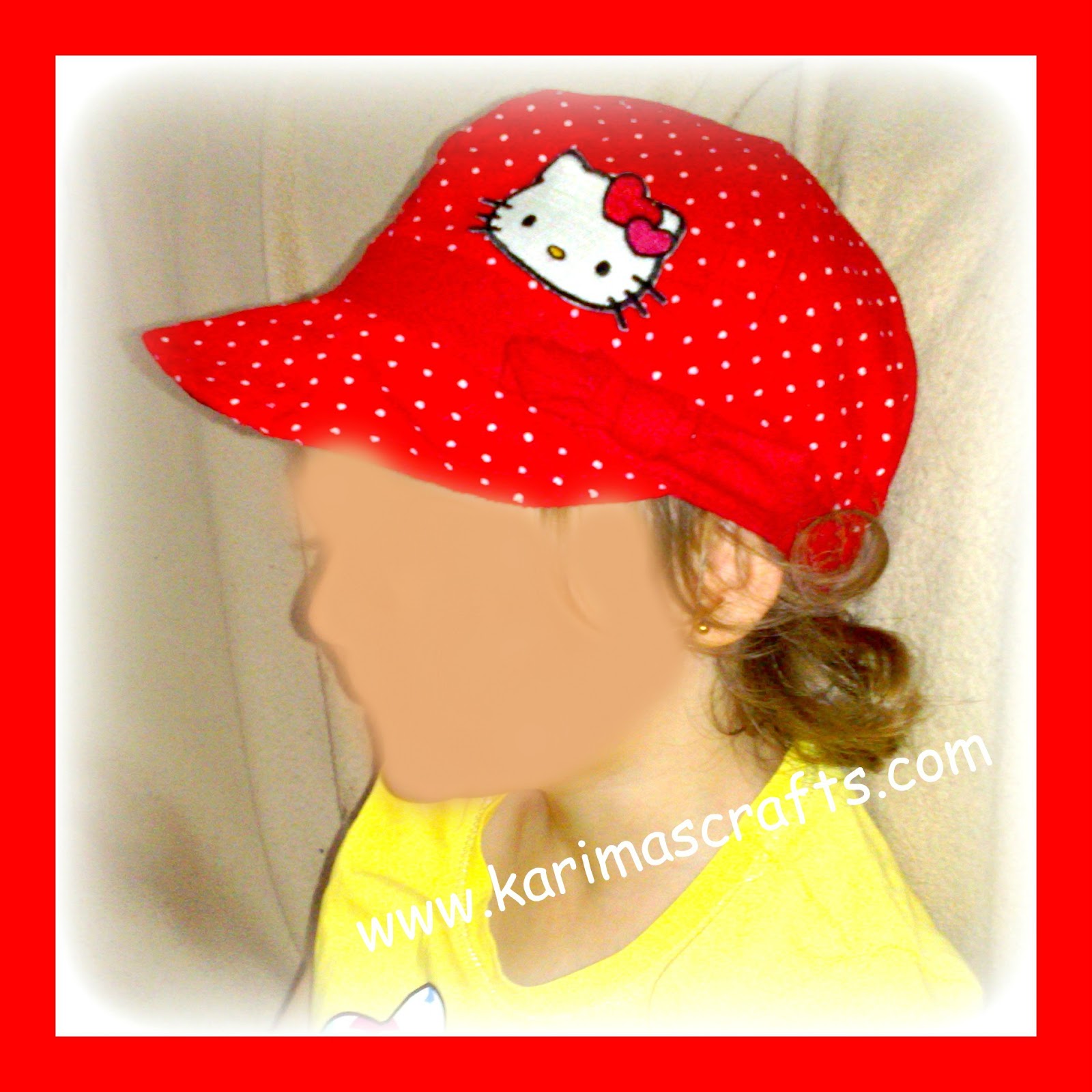 Karima's Crafts: Hello Kitty Hat