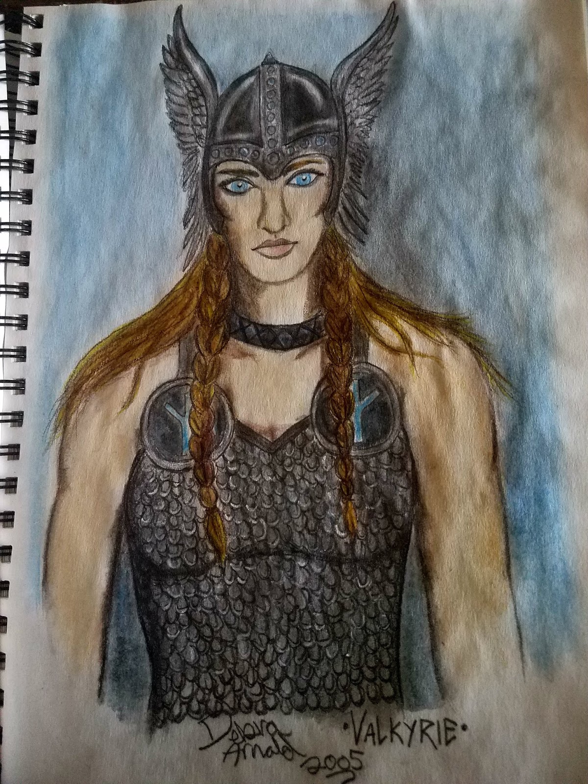 Deb's Den: old drawings from when was first studying Norse/Germanic lore