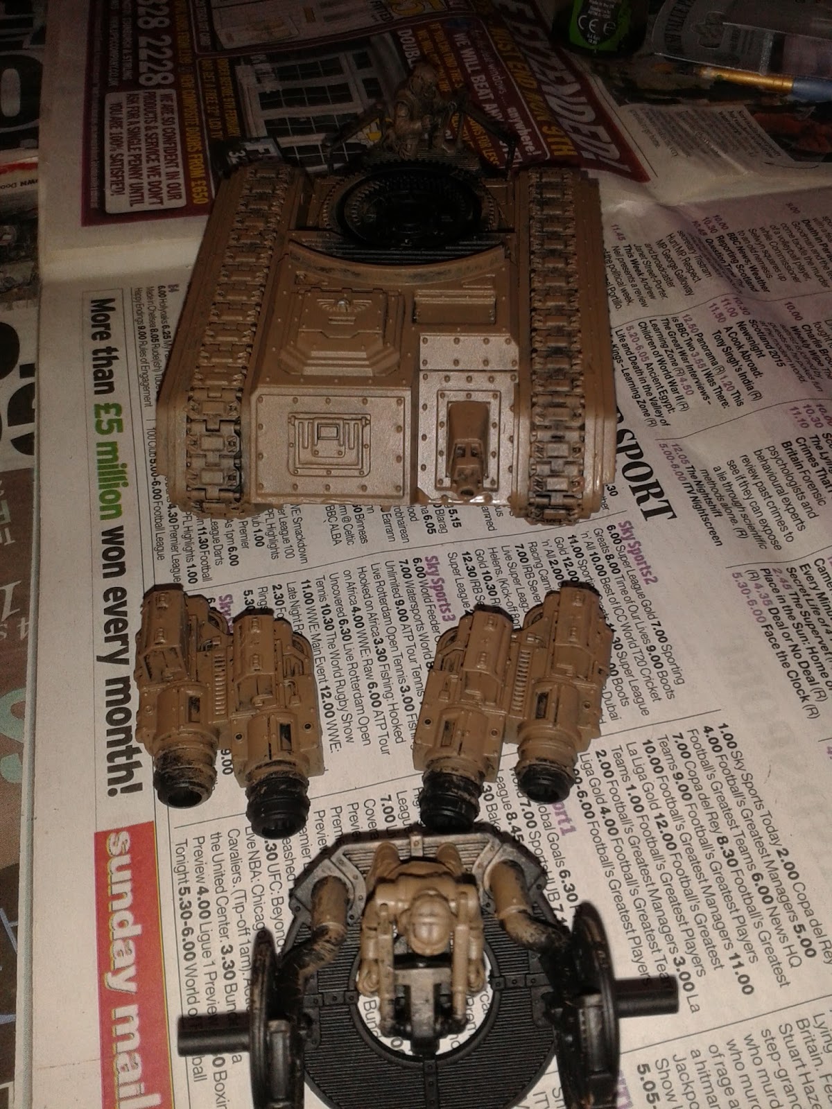 Didcot Wargames Club: How to paint Astra Militarum tank camo patterns ...