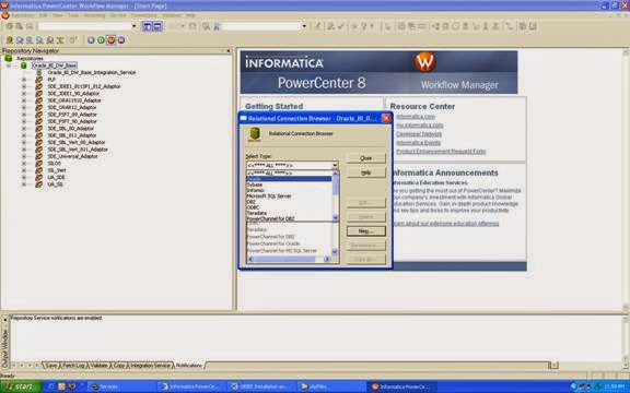 Configuring Informatica PowerCenter Workflow Manager