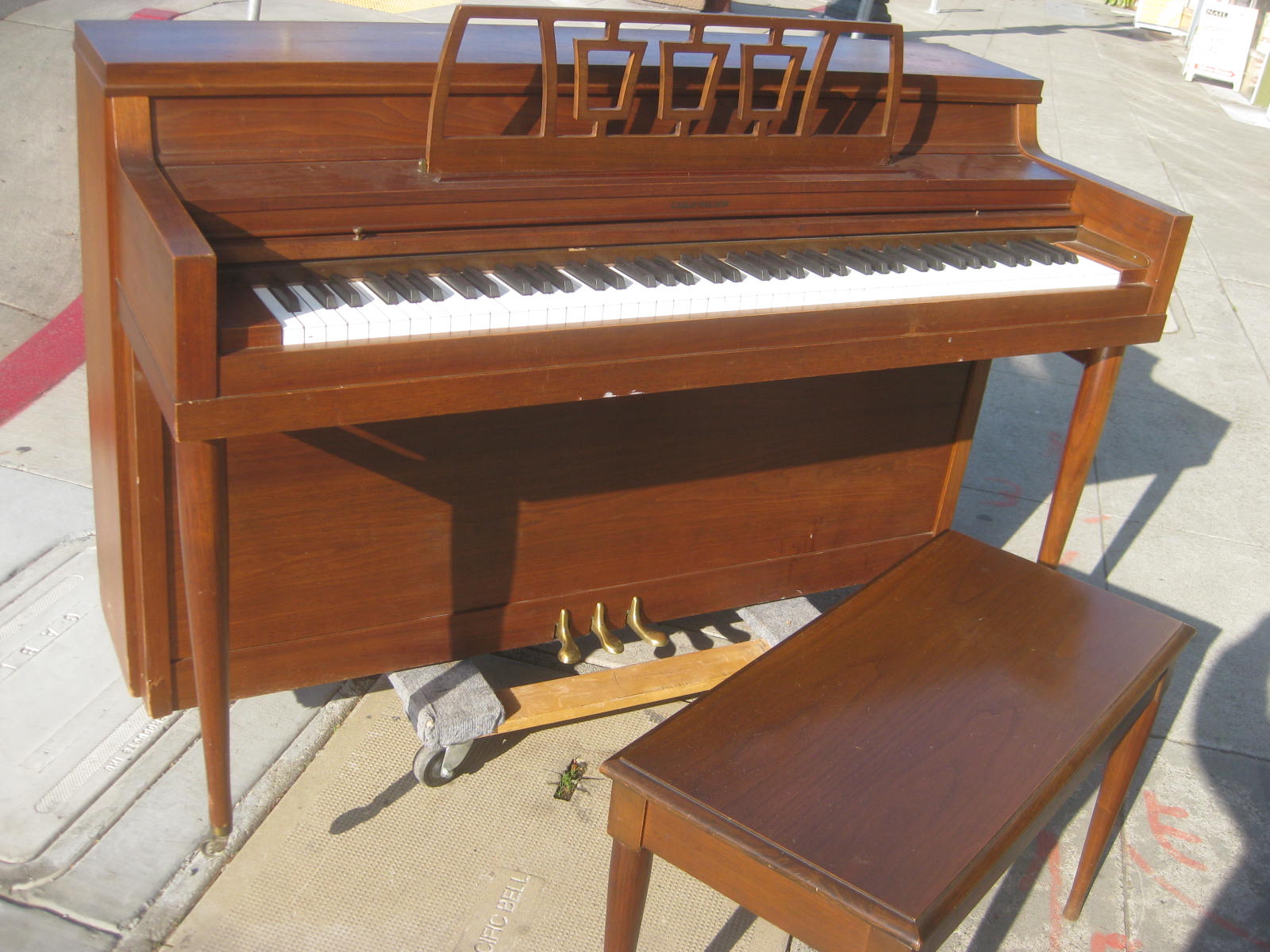 UHURU FURNITURE & COLLECTIBLES: SOLD - Cable-Nelson Console Piano - $400
