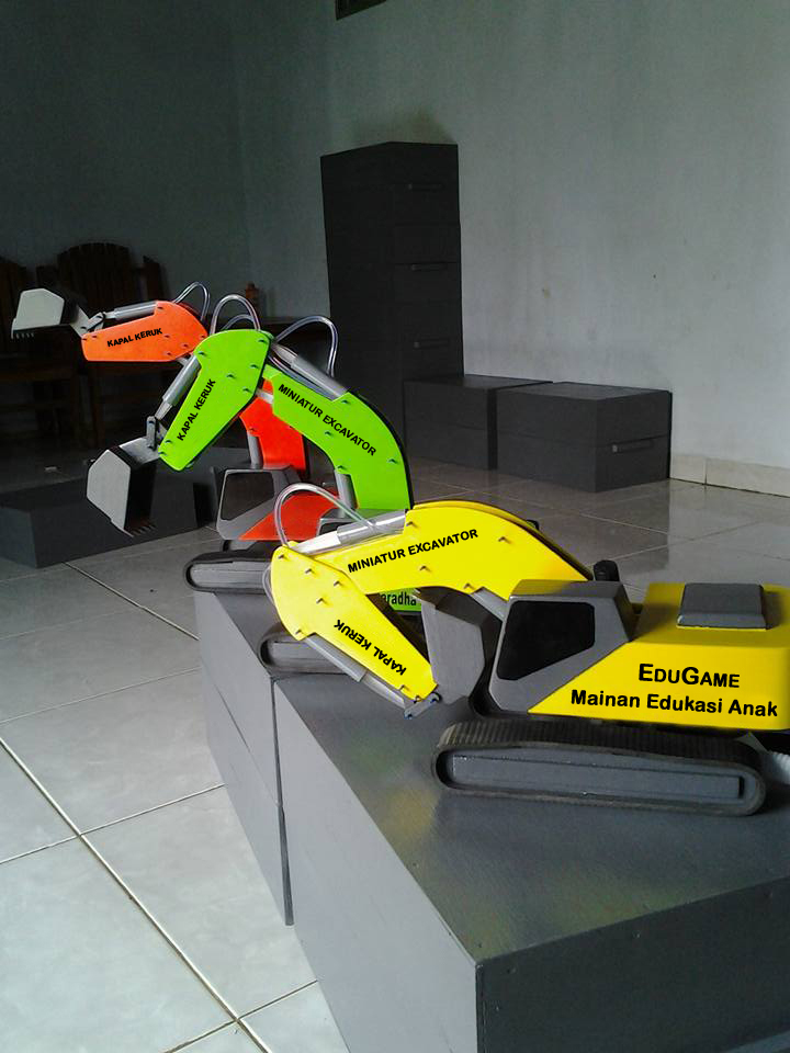 MAINAN ANAK MINIATUR EXCAVATOR / BEGO: MAINAN MINIATUR EXCAVATOR / BEGO