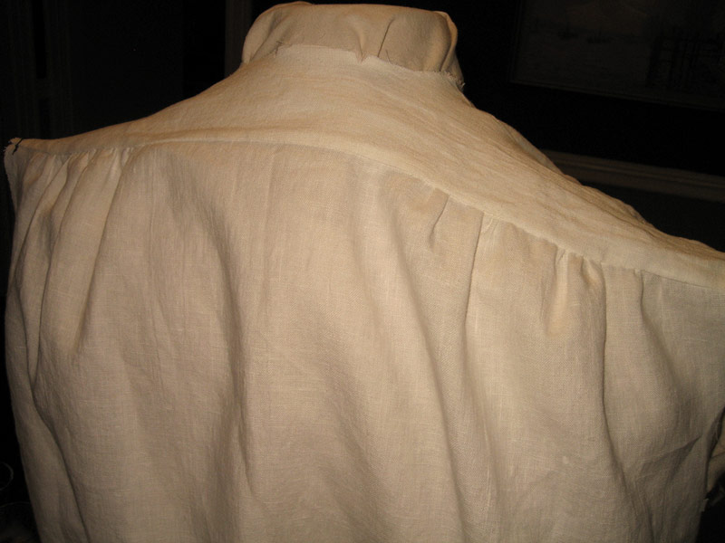 Victorian Tailoring: Victorian Shirt: Part 2 (back, yoke, and sleeves)