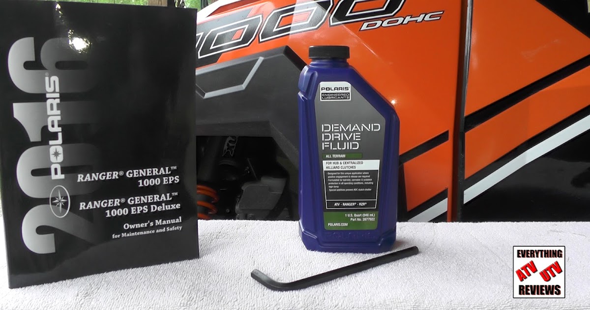 EVERYTHING ATV UTV REVIEWS: Polaris General Front Differential Fluid ...