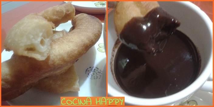 COCINA HAPPY: PORRAS CON CHOCOLATE