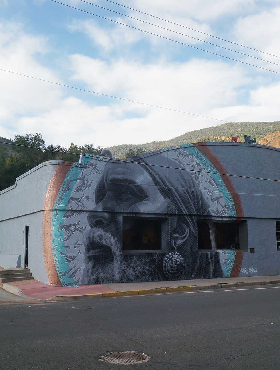 MAC ART: "Native Son (This Saint Floyd)" : Mural for the Manitou Art ...