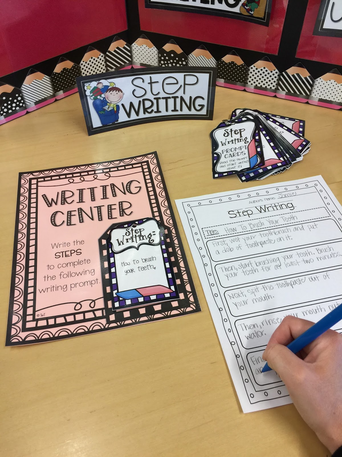 Teaching With Terhune: Writing Center Board with Tons of Activities for ...