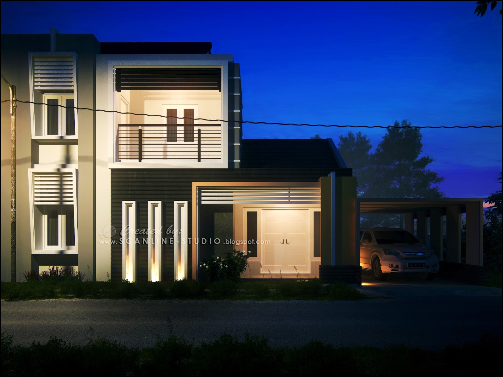 Scanline Art Gallery: MINIMALIST HOUSE