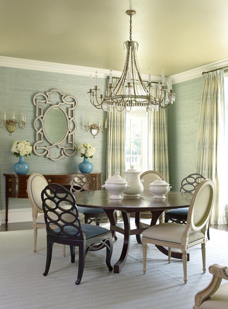 Lisa Mende Design: How To Mix Chairs Around a Table....