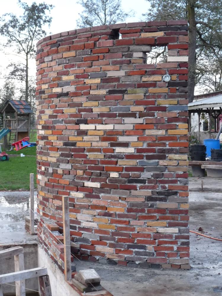 Ons nieuwe ECO-huis!: Muurtje af!