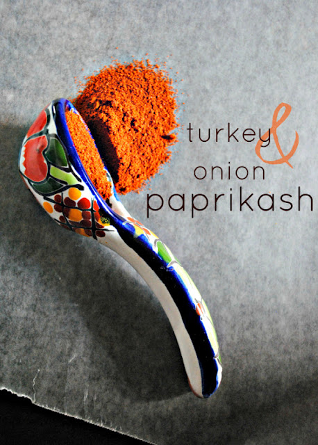A Clove of Garlic, A Pinch of Salt: Turkey-and-Onion Paprikash