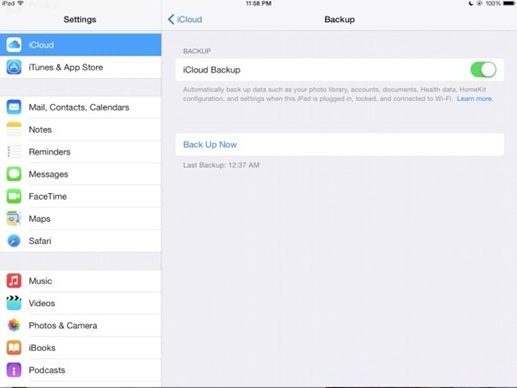 How to set up automatic iCloud backups for your iPad | 247AMEND - Tech ... How to set up automatic iCloud backups for your iPad | 247AMEND - Tech ...