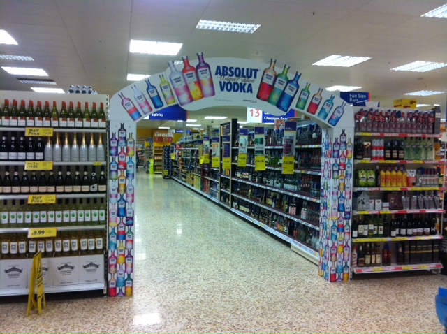 MESH IN-STORE INSPIRATION: Absolut in Tesco