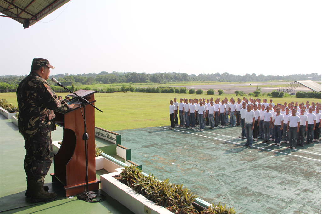 MINDANAO PAGADIAN FRONTLINE: 150 new recruits sent for Basic Military ...