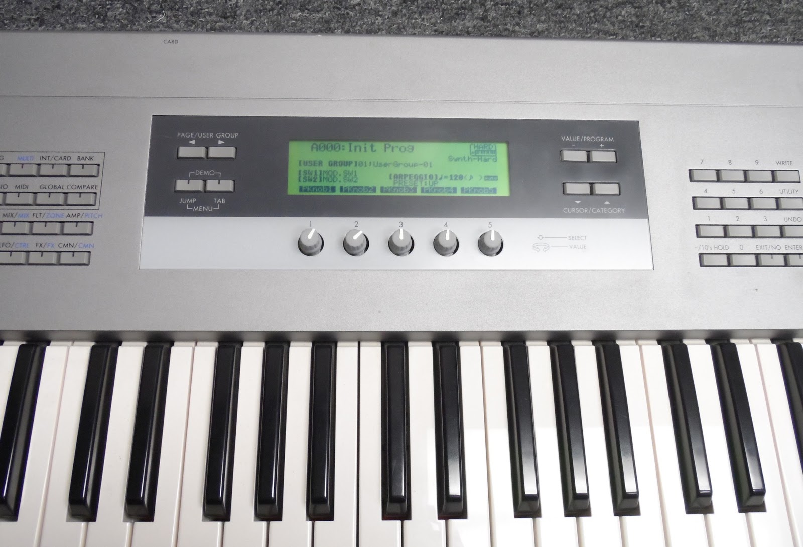 MATRIXSYNTH: Korg Z1 Physical Modeling & Virtual Analog Synth SN 005806