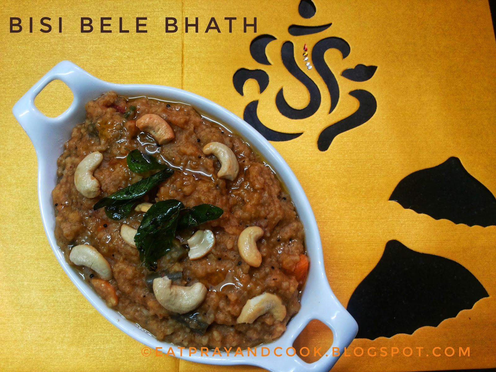 Eat Pray and Cook: Bisi Bele Bhath - Easy Method - One Pot Dish